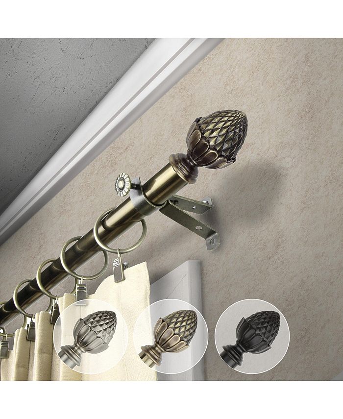 Rod Desyne Acorn 13/16" Curtain Rod 48-84" - Macy's