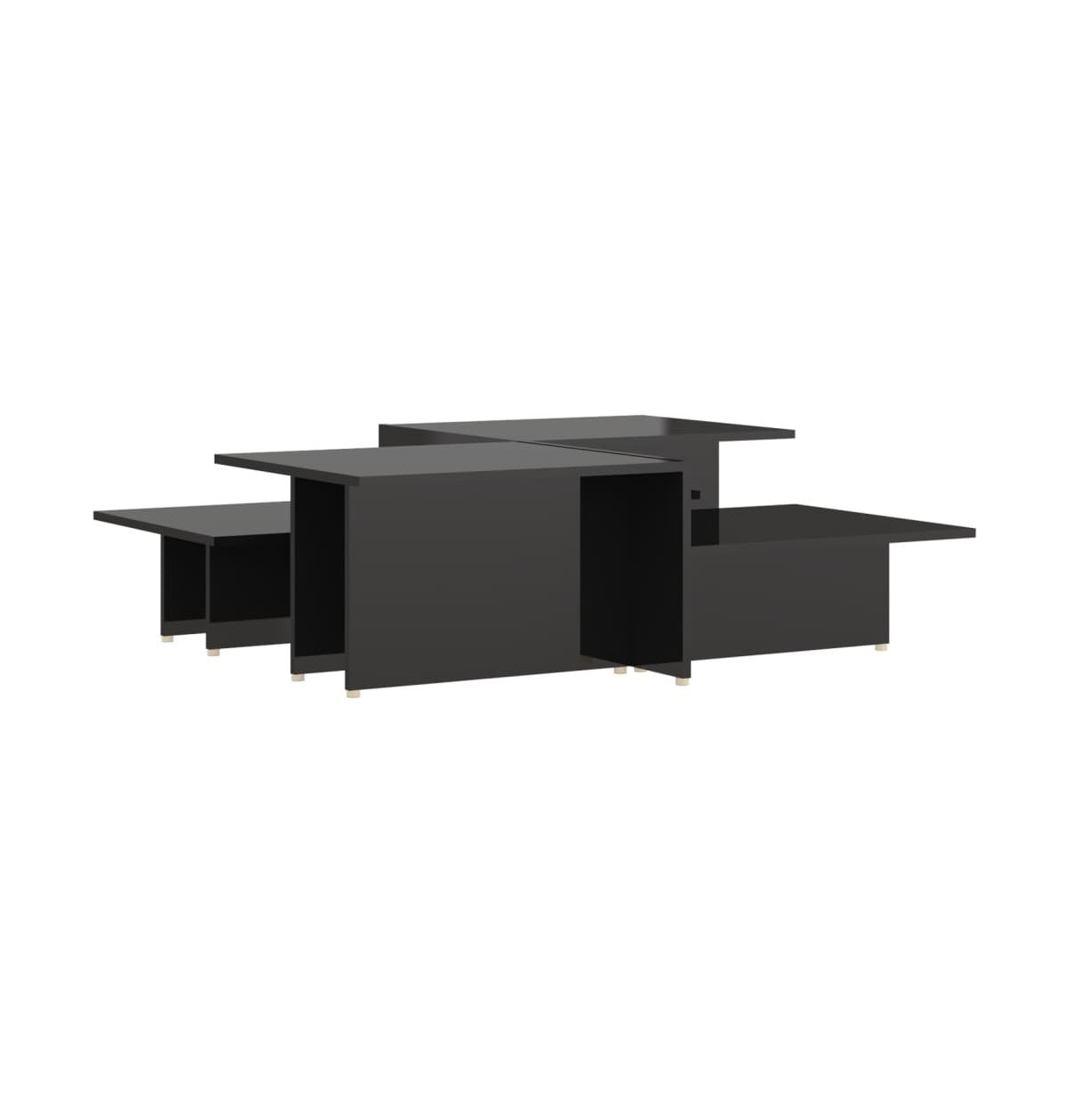 Click here for Coffee Tables 2 pcs High Gloss Black 43.9x19.7x13... prices