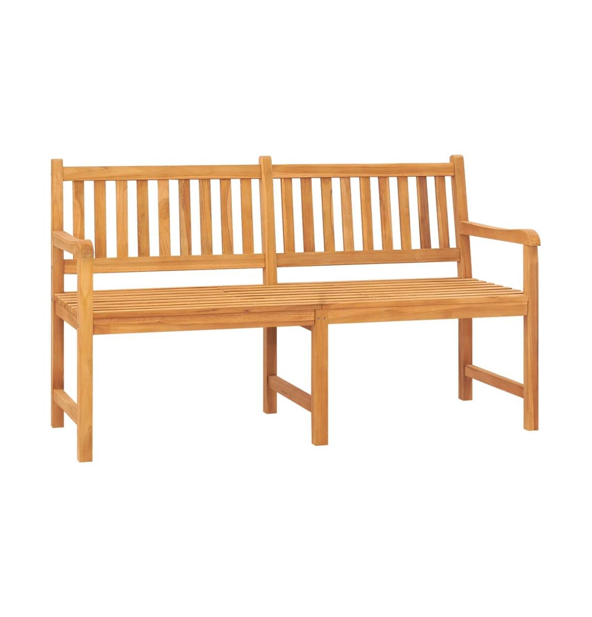 Click here for 3-Seater Patio Bench with Table 59.1 Solid Teak Wo... prices