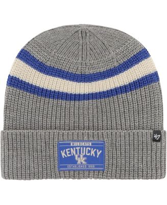 Men's '47 Brand Charcoal Kentucky Wildcats Penobscot Cuffed Knit Hat ...