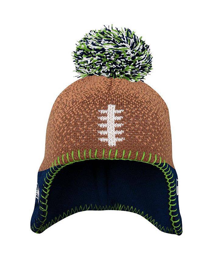 Outerstuff Infant Boys and Girls Brown Seattle Seahawks Football Head ...