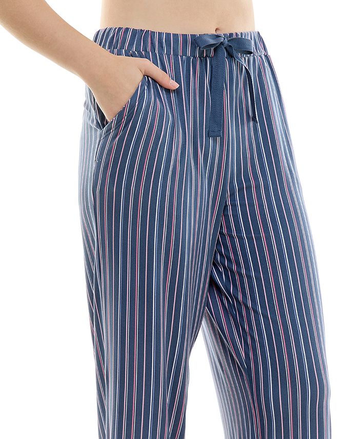 Roudelain Women's Printed Drawstring Pajama Pants - Macy's