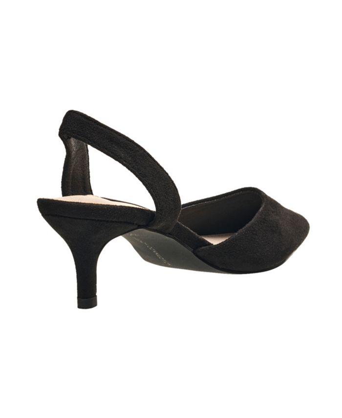 French Connection Women's Delight Slingback Kitten Heel Sandals - Macy's