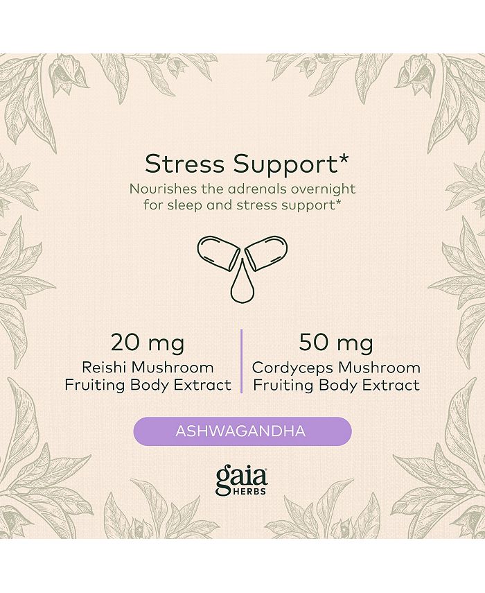 Gaia Herbs Adrenal Health Nightly Restore Adrenal Support Herbal