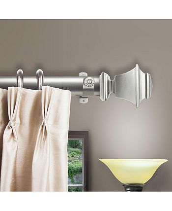 Rod Desyne Bach Decorative Traverse Rod w/ Rings 48-84" - Macy's