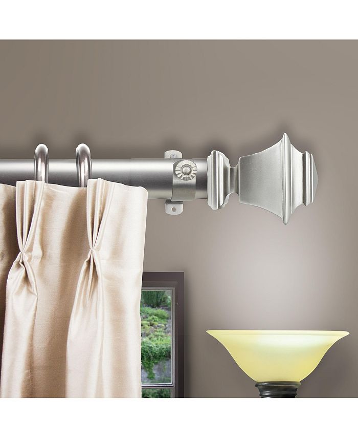 Rod Desyne Bach Decorative Traverse Rod w/ Rings 48-84" - Macy's