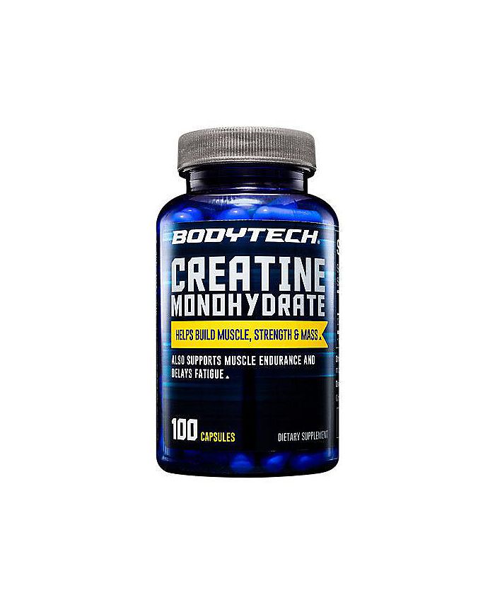 BodyTech Creatine Monohydrate - Supports Muscle Endurance, Strength & Mass (100 Capsules) - Macy's