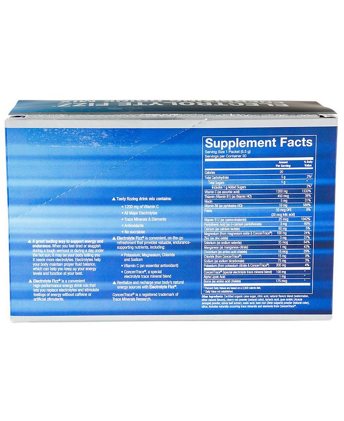 BodyTech Electrolyte Fizz for Hydration - Non-GMO - Watermelon (30 - 0. ...