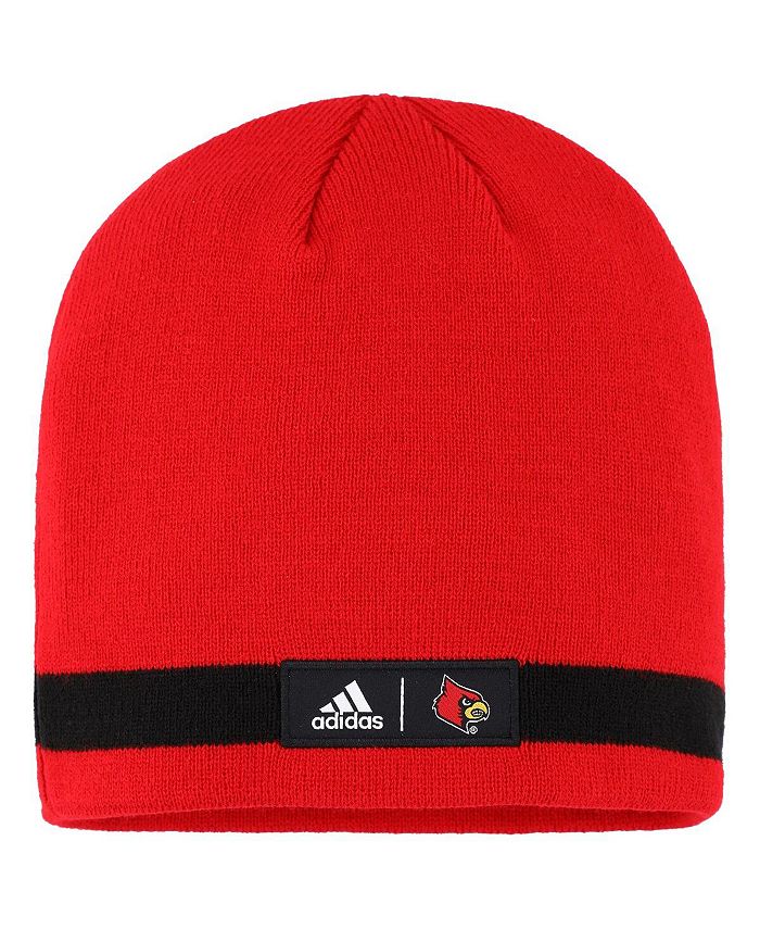 adidas Men's Cardinal Louisville Cardinals Wordmark Beanie - Macy's