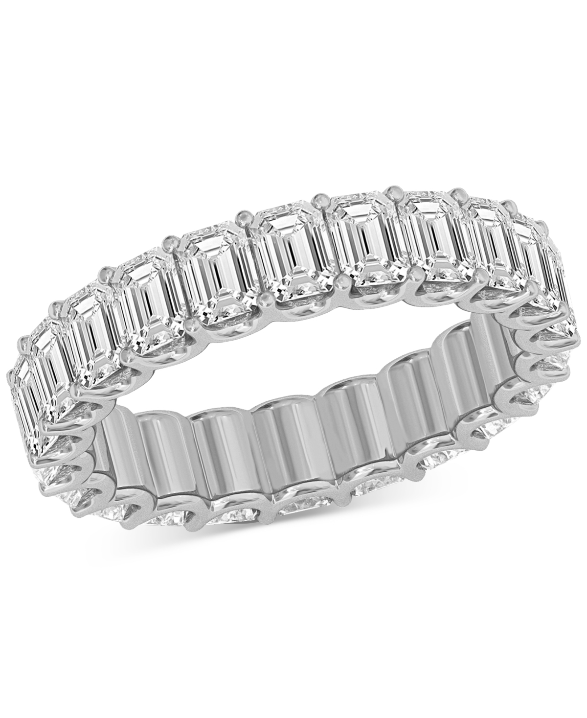 Click here for Diamond Emerald-Cut Eternity Band (4 ct. t.w.) in... prices