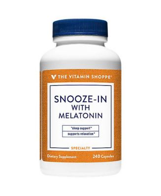 Snooze-In with Melatonin for Sleep & Relaxation (240 Capsules) - Macy's