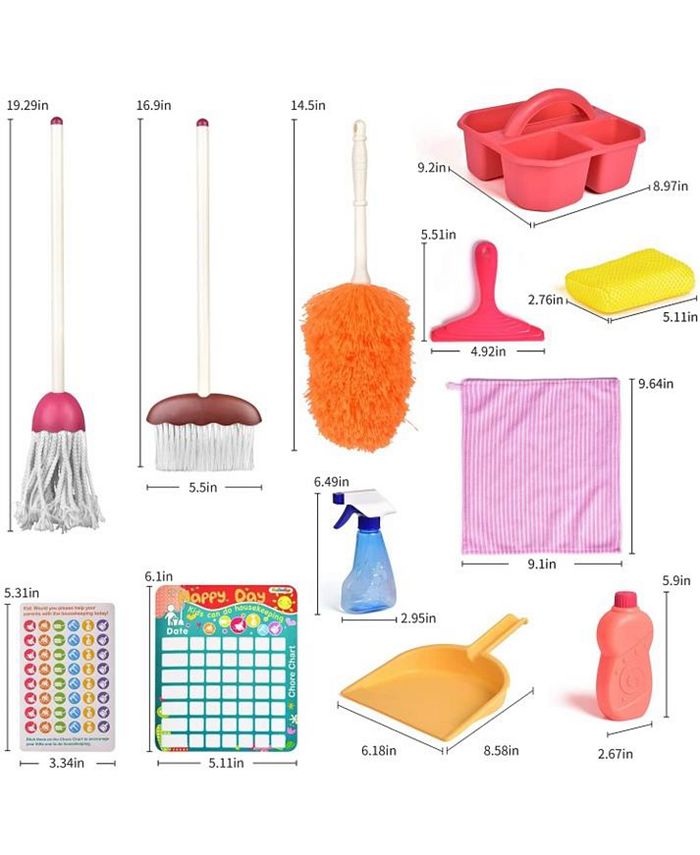 Fun Little Toys Kids House Cleaning Set 15pcs - Macy's