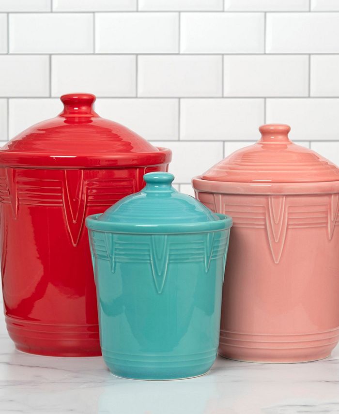 Fiesta Small Chevron Canister 1 Quart - Macy's
