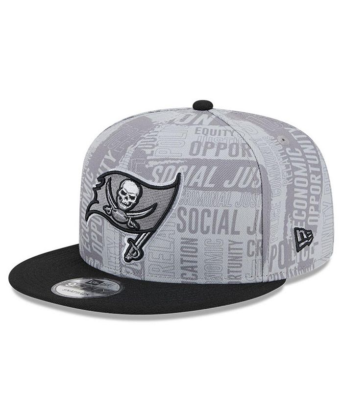 New Era Men's Gray, Black Tampa Bay Buccaneers 2023 Inspire Change ...