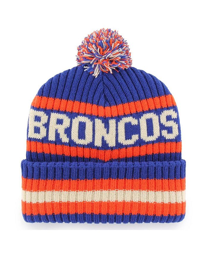 '47 Brand Men's Royal Denver Broncos Legacy Bering Cuffed Knit Hat with ...