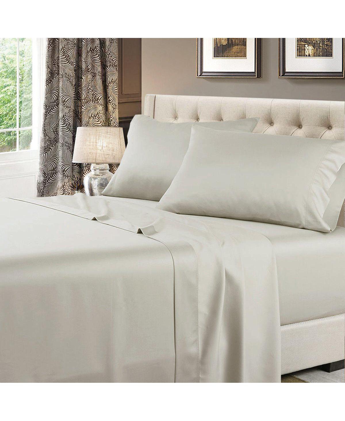 Click here for 600 Thread Count Solid Cotton Sheets Set  King - L... prices