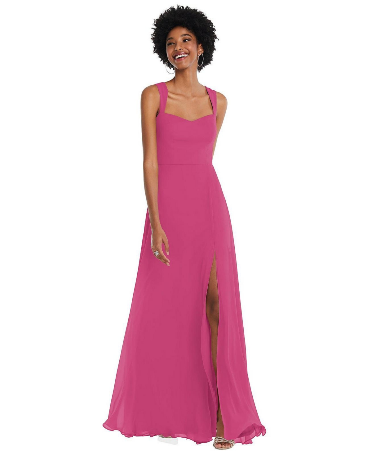 Click here for Contoured Wide Strap Sweetheart Maxi Dress - Tea r... prices