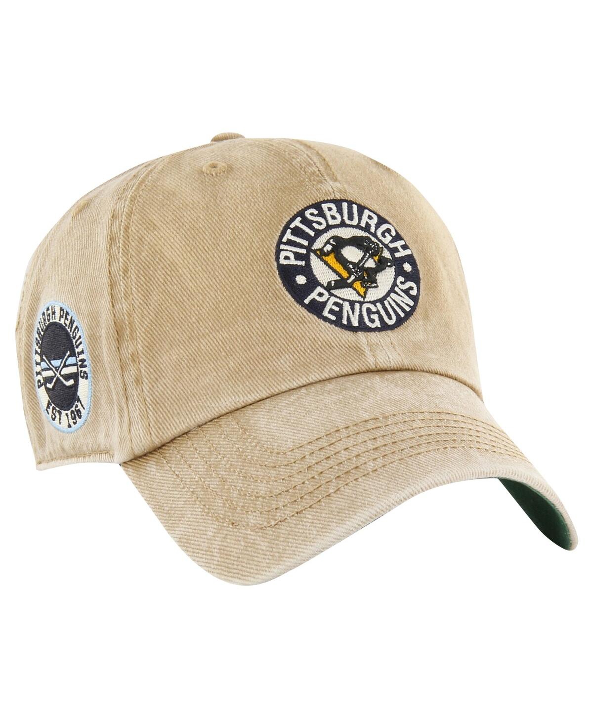Click here for Mens 47 Brand Khaki Pittsburgh Penguins Earldor Cl... prices
