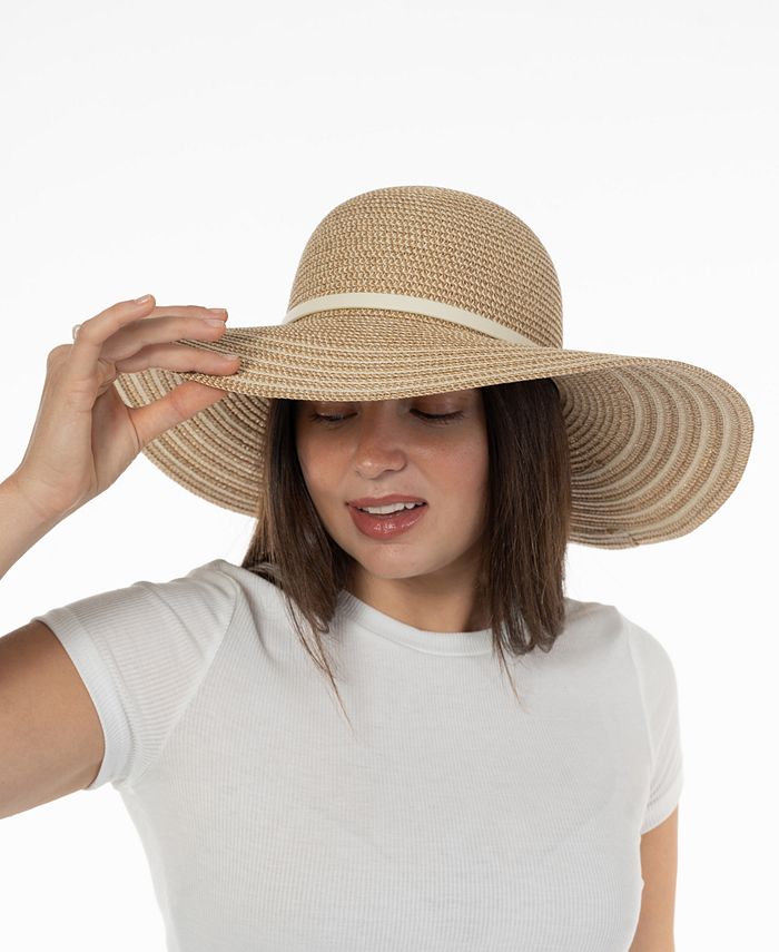I.N.C. International Concepts Women's Striped Floppy Hat, Created for ...