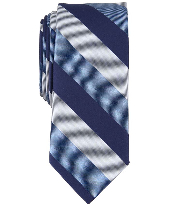 Bar III Men's Dalton Stripe Tie, Created for Macy's - Macy's