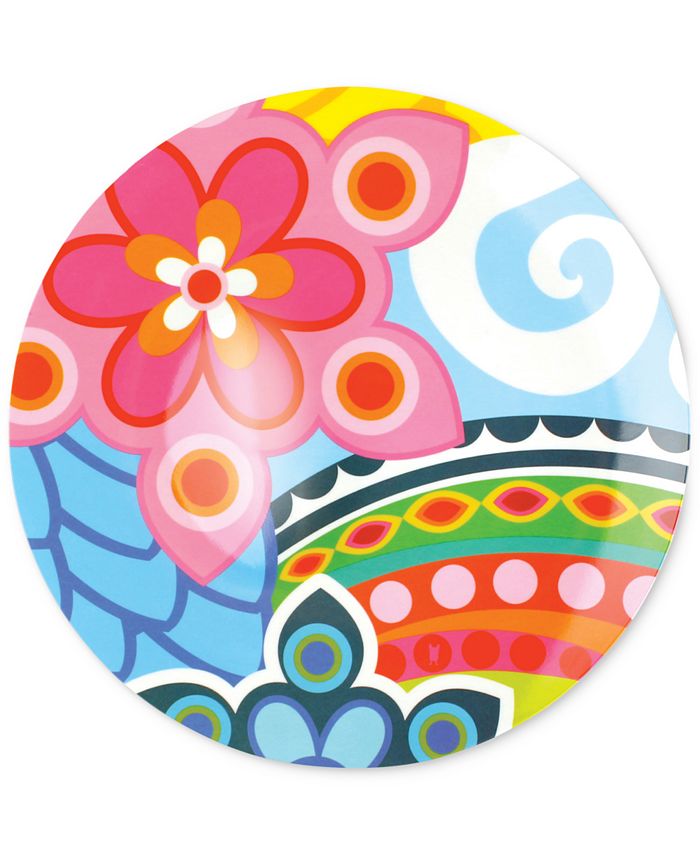 French Bull Assorted Melamine Dinner Plates, Set of 6 - Macy's