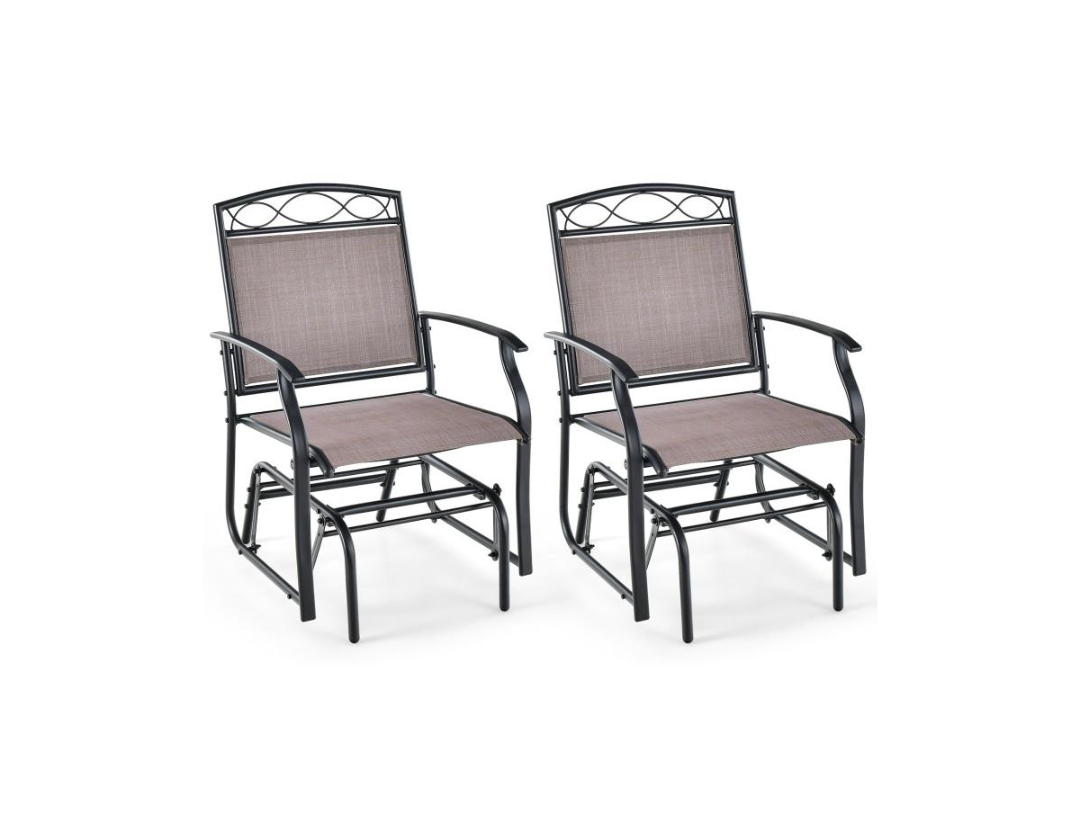 Click here for Outdoor Gliding Loveseat Chair with Tempered Glass... prices