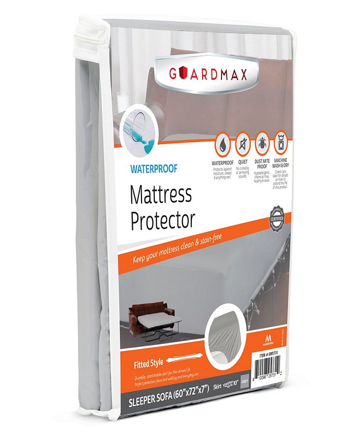 Guardmax Sofa 60" x 72" Waterproof Fitted Mattress Protector - Macy's