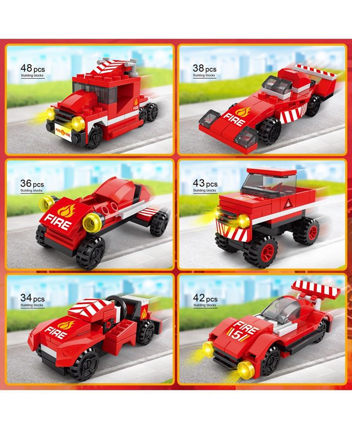 Fun Little Toys Fire Rescue Cars Building Blocks Set of 12 Pieces - Macy's