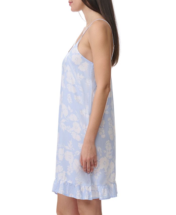 Splendid Women's Printed Ruffled-Hem Chemise - Macy's