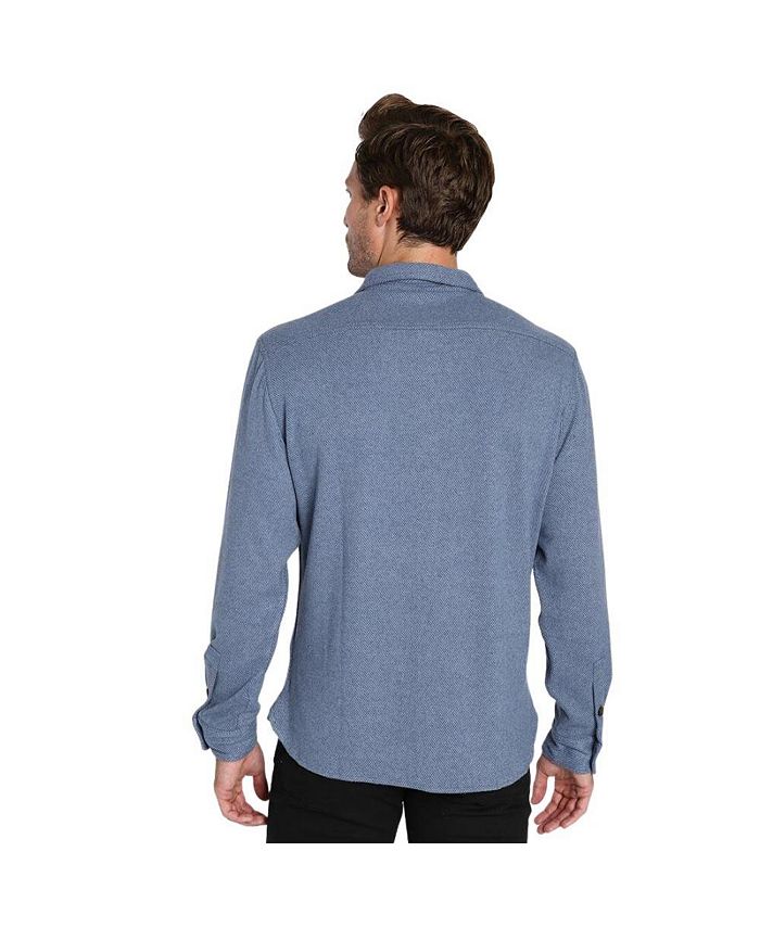 Jachs NY Men's Knit Flannel Shirt - Macy's