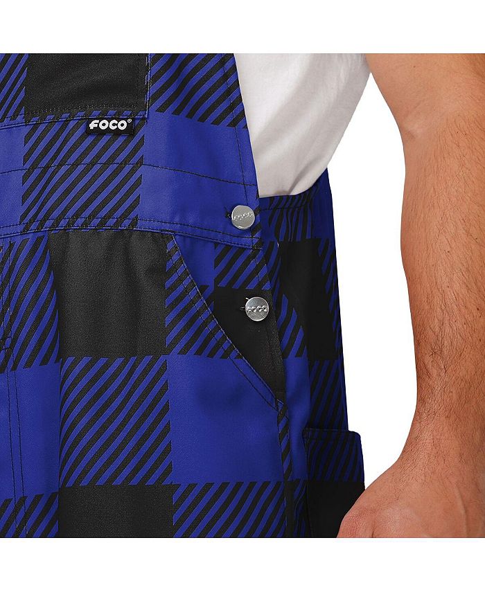 FOCO Men's Purple Baltimore Ravens Big Logo Plaid Overalls - Macy's