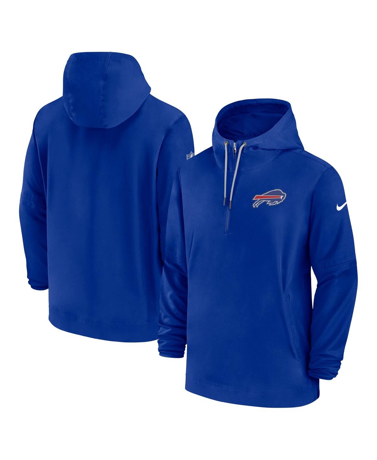 Click here for Mens Nike Royal Buffalo Bills Sideline 1/4-Zip Hoo... prices