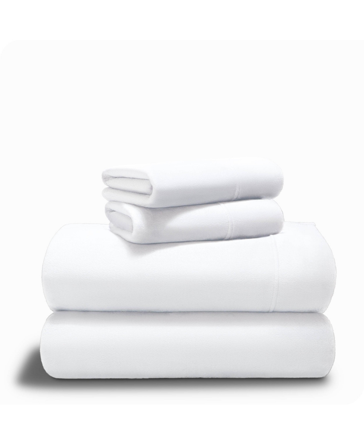 Click here for Bare Home Micro plush Fleece King Sheet Set - Whit... prices