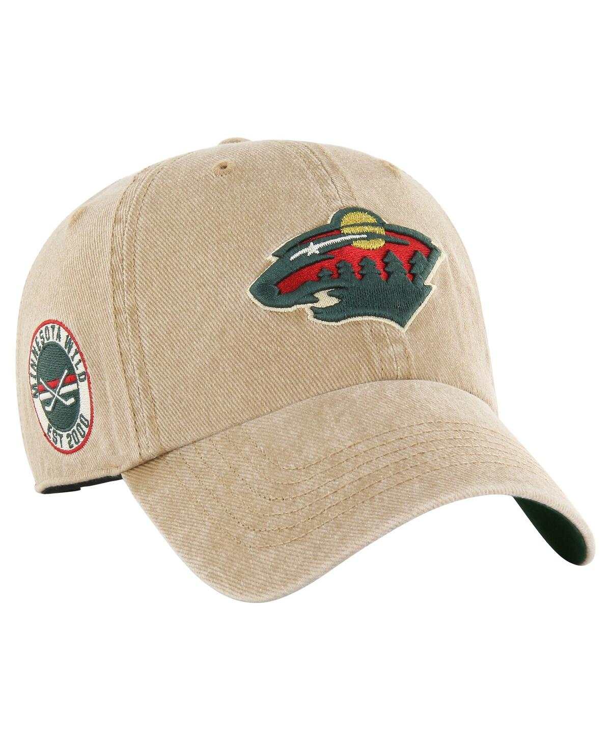 Click here for Mens 47 Brand Khaki Minnesota Wild Earldor Clean U... prices
