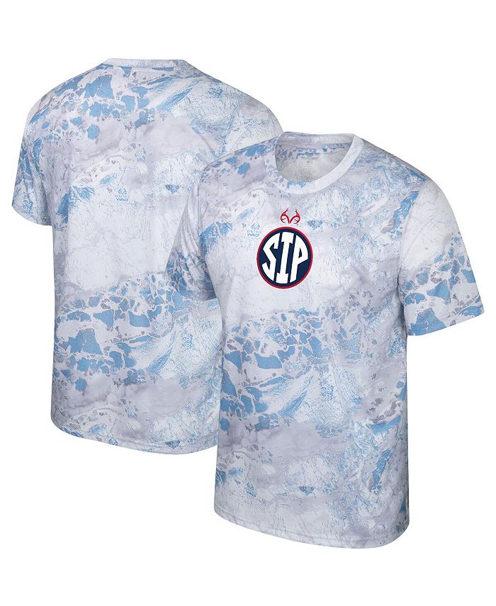Colosseum Men's x Realtree Powder Blue, Silver Ole Miss Rebels SIP WAV3 ...