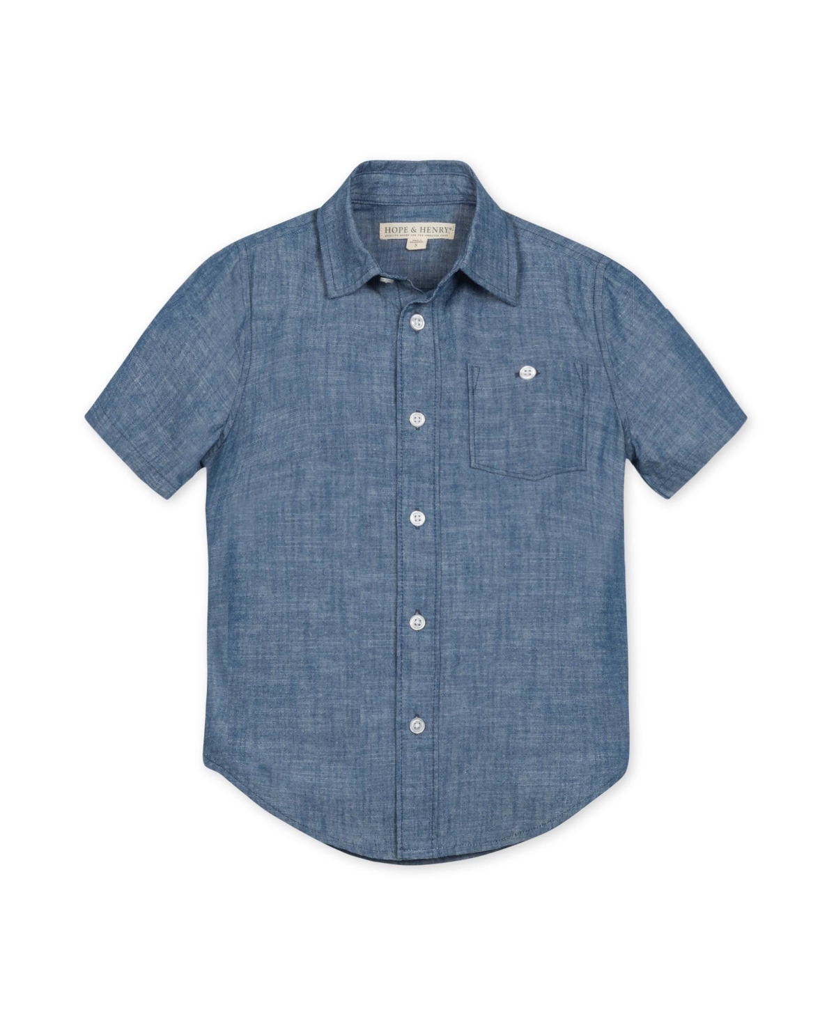Click here for Hope & Henry Baby Boys Organic Short Sleeve Chambr... prices