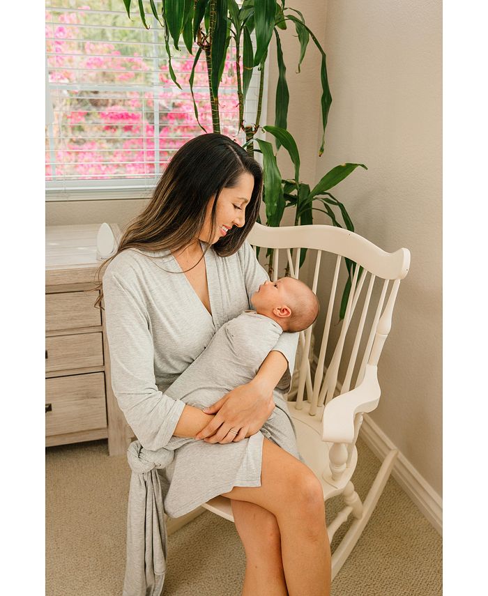 Snuggle Shield Luxe Viscose from Bamboo Newborn Gown Hat and Swaddle ...