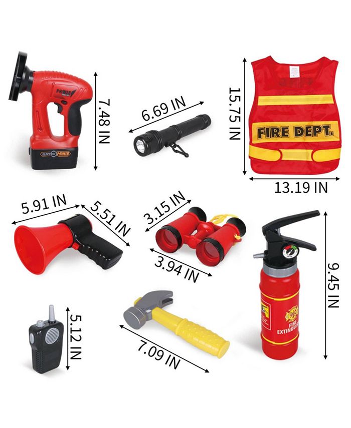 Fun Little Toys Kids Firefighter Costume Toy Set - Macy's