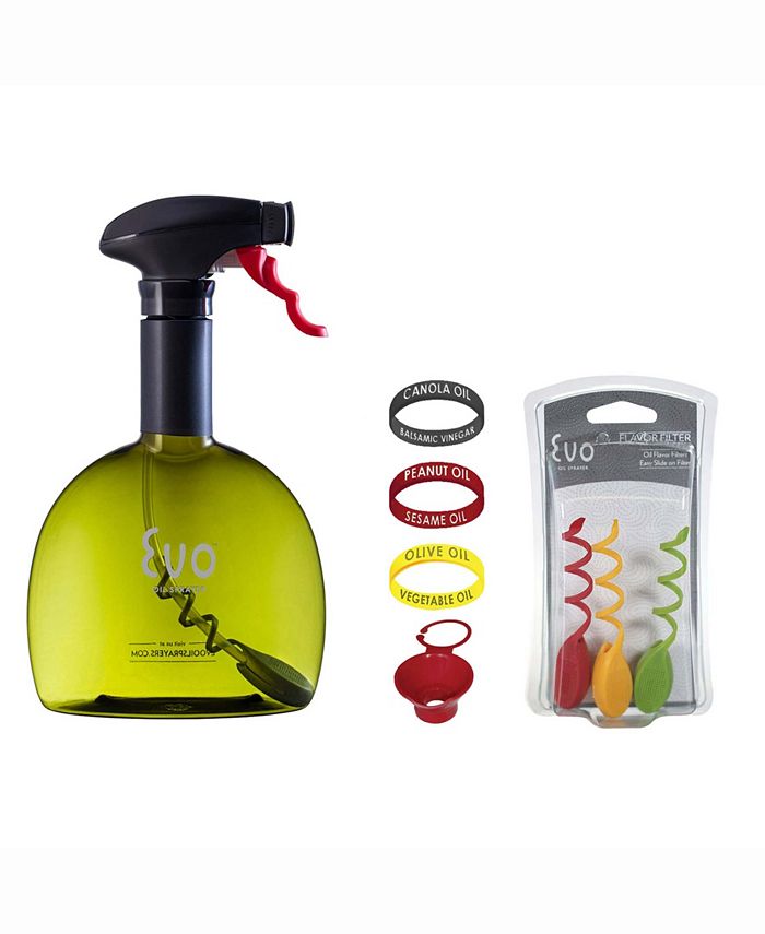 Evo Holds 18-ounces Original Oil Sprayer and Accessories, Non-Aerosol ...