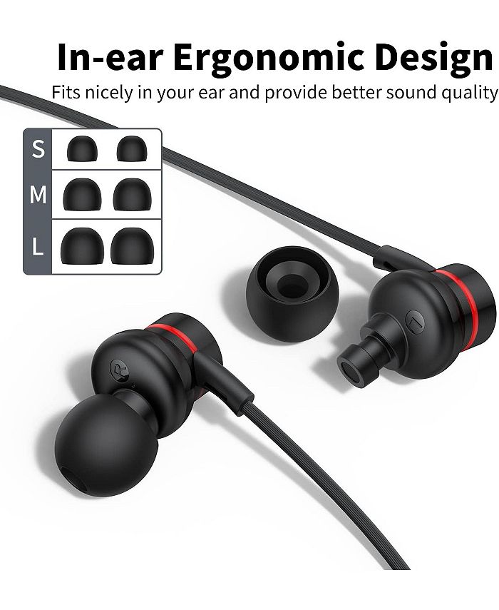 BOLT AXTION USB Type C Earphones Wired Ear buds Magnetic Noise ...