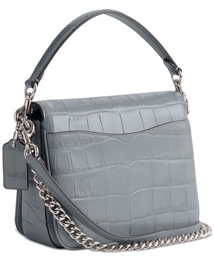 COACH Embossed Croc Leather Cassie Crossbody 19 - Macy's