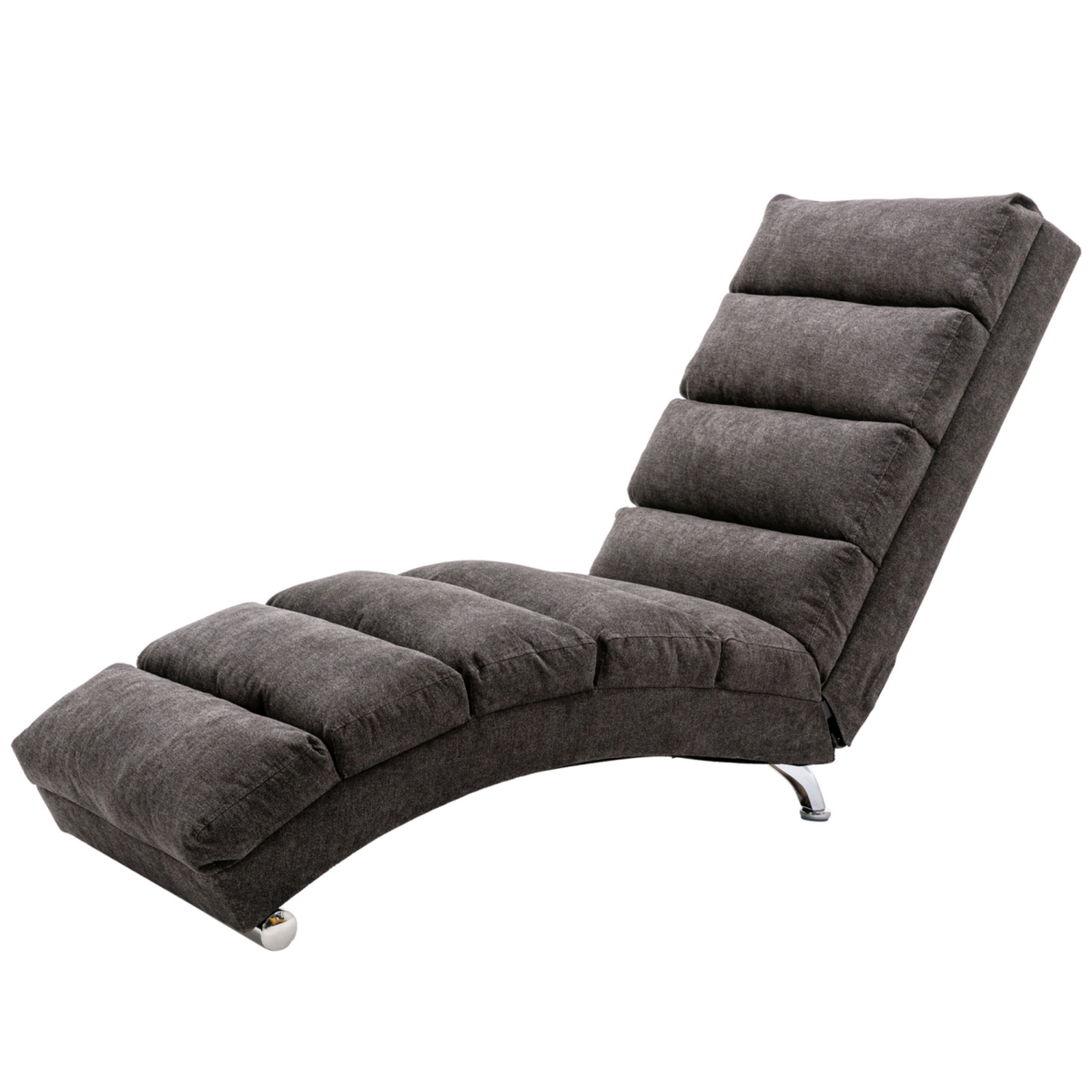 Click here for Streamdale Modern Linen Chaise Lounge Chair - Dark... prices