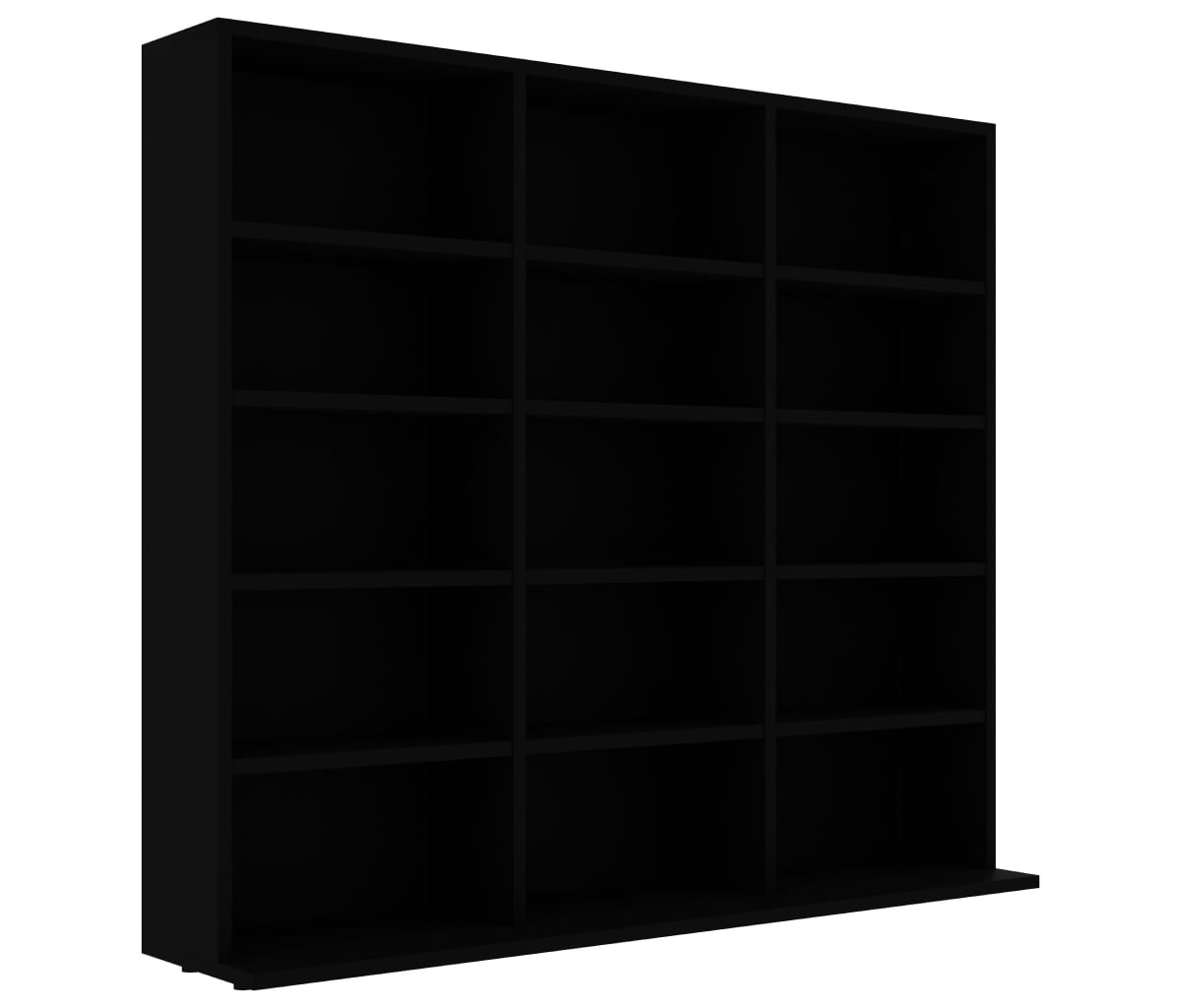 Click here for Cd Cabinet Black 40.2x9.1x35.2 Engineered Wood - B... prices