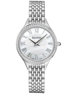 Balmain Women's Swiss Balmain de Balmain Diamond (1/4 ct. t.w ...