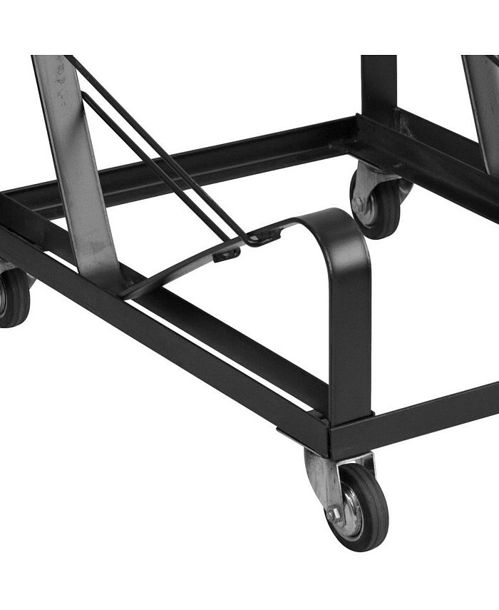 EMMA+OLIVER Steel Sled Base Stack Chair Dolly - Macy's