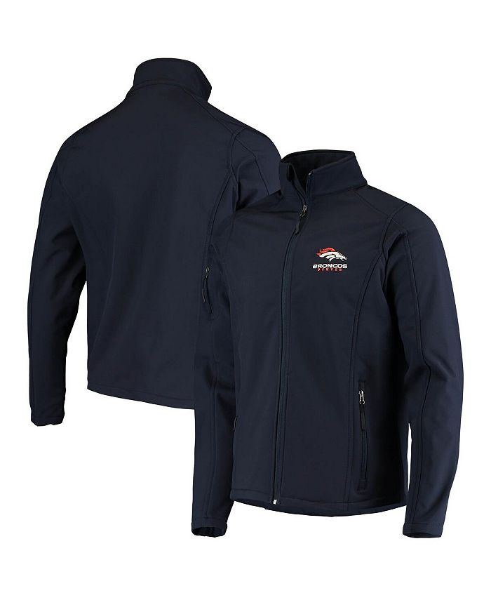 Dunbrooke Men's Navy Denver Broncos Sonoma Softshell Full-Zip Jacket ...