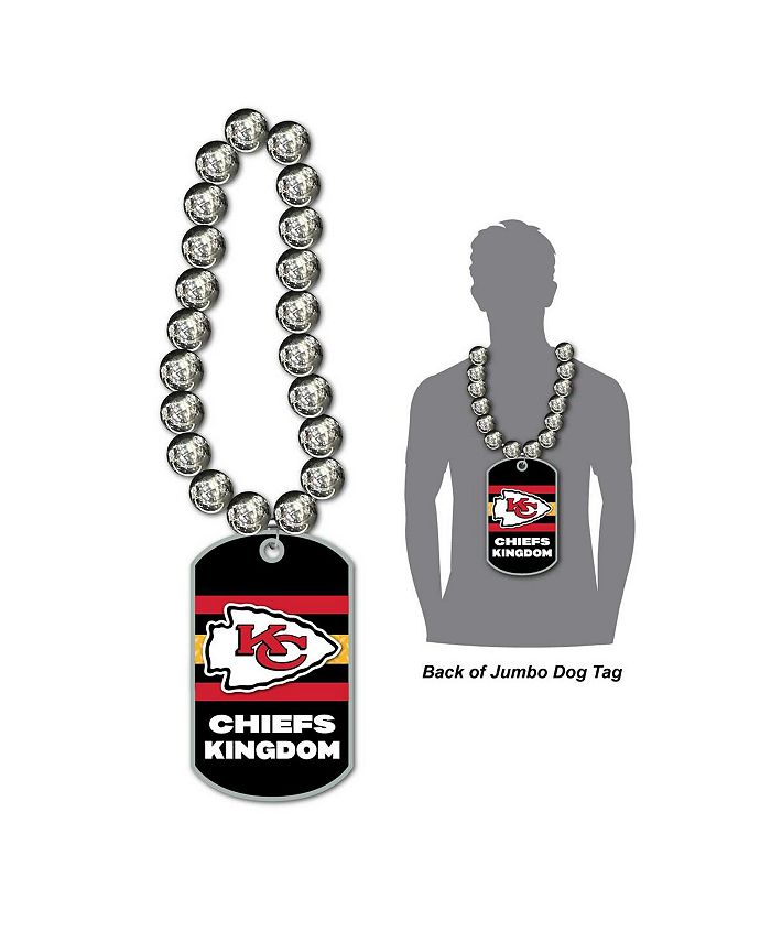 Mojo Licensing Kansas City Chiefs Jumbo Dog Tag Necklace - Macy's