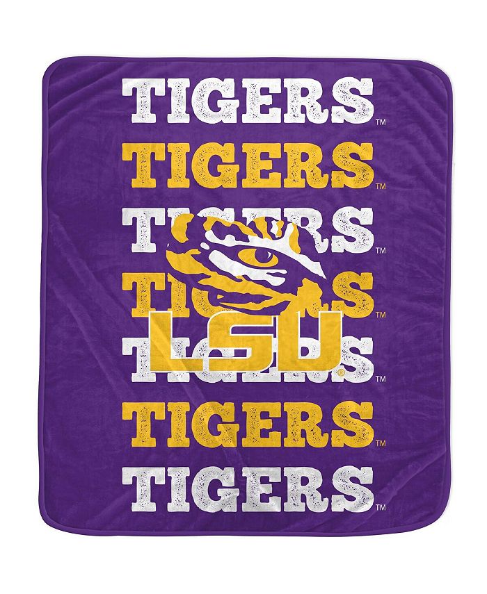 Pegasus Home Fashions LSU Tigers 60'' x 70'' Logo Wordmark Plush ...