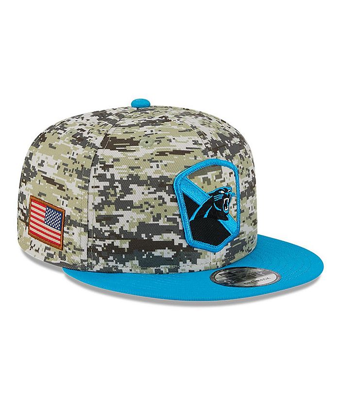 New Era Men's Camo, Blue Carolina Panthers 2023 Salute To Service ...