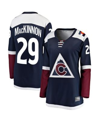 Women's Fanatics Nathan MacKinnon Navy Colorado Avalanche Alternate ...